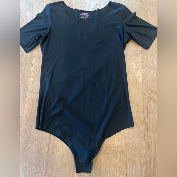 Commando | Tops | Commando Ballet Cap Sleeve Black Body Suit Small ...